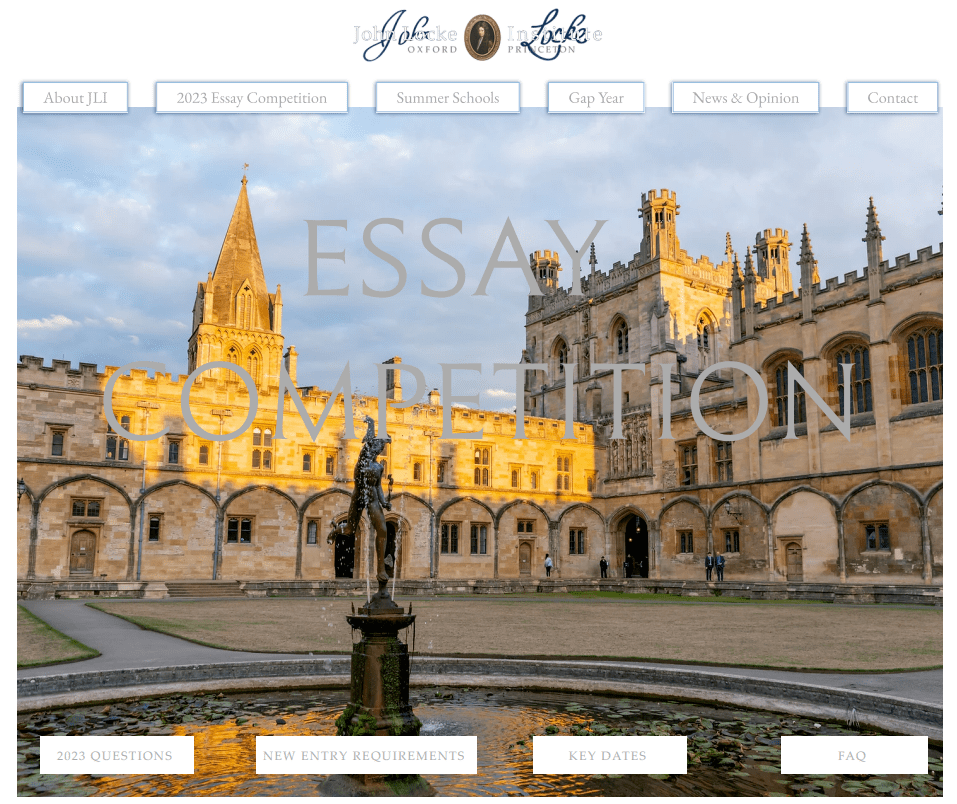 John Locke竞赛的必选理由-达文学术英语